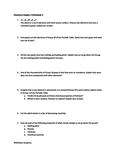 Elements of the Periodic Table Lesson Bundle! (36 Slides + 4 Worksheets ...