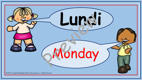 French Days of the week Lesson and Resources | Teaching Resources