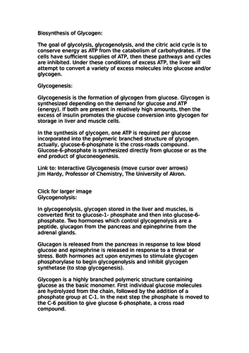 Metabolism Aqa 9 1 Gcse Biology Teaching Resources