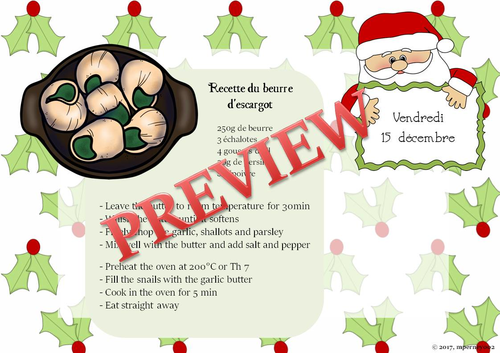 French advent calendar (Calendrier de l'avent) - A French surprise ...