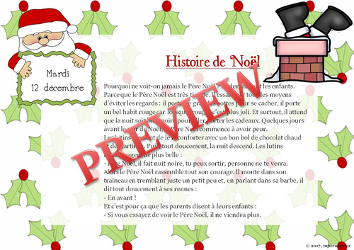 French advent calendar (Calendrier de l'avent) - A French surprise ...