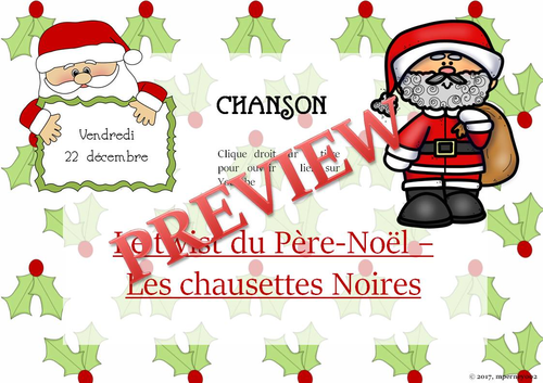 French advent calendar (Calendrier de l'avent) - A French surprise ...