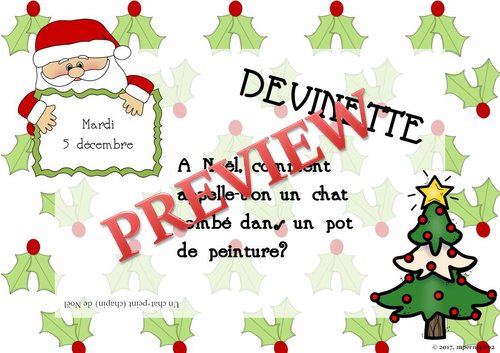 French advent calendar (Calendrier de l'avent) - A French surprise ...