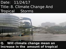 8. Climate Change And Tropical Storms | Teaching Resources