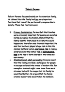 Functionalist views of the Family | Teaching Resources