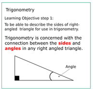 GCSE maths Trigonometry workbook and PPT with matching cards | Teaching ...