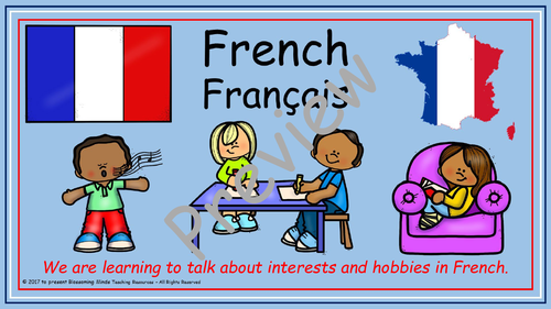 French Hobbies and Interests lesson and resources | Teaching Resources