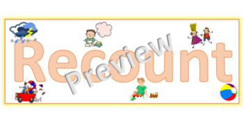 Features of a Recount Display KS2 | Teaching Resources