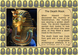 Howard Carter Tutankhamen Information Poster Display Set | Teaching ...