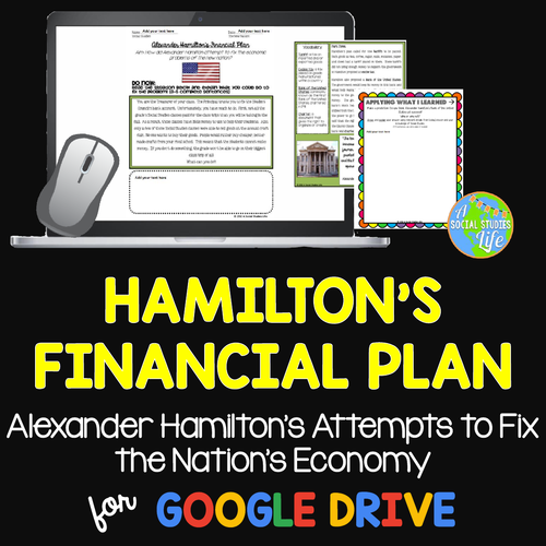 Alexander Hamilton's Financial Plan | Teaching Resources