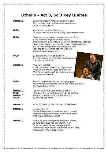 Othello - William Shakespeare Resources | Teaching Resources