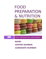 AQA FOOD PREPARATION & NUTRITION NEA2 BOOKLET | Teaching Resources