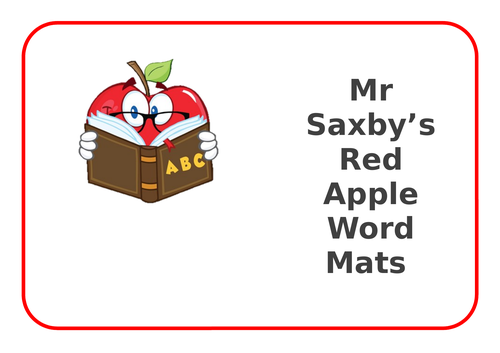 7 different word mats editable and PDF | Teaching Resources