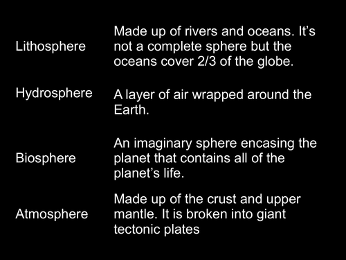 Chemicals on Earth | Teaching Resources