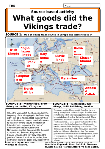 What goods did the Vikings trade? | Teaching Resources