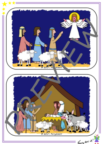 The Christmas Story - Retell the Story Picture Cards | Teaching Resources