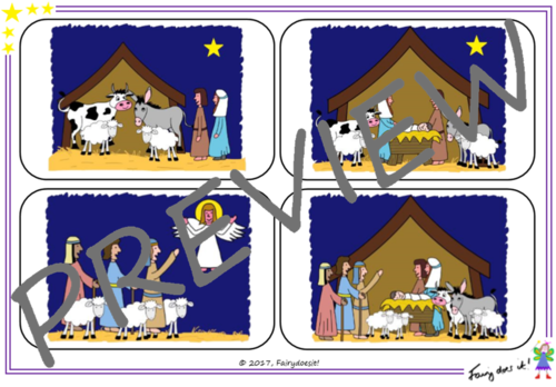 The Christmas Story - Retell the Story Picture Cards | Teaching Resources
