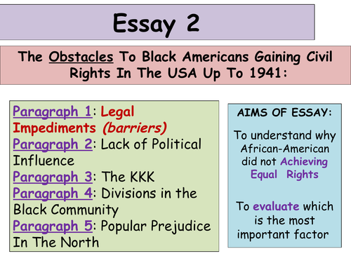 Higher History USA Essays 1-5 | Teaching Resources