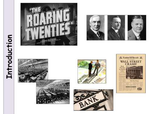 2017-18 UPDATED Higher History USA: Essay 3 Economic Crisis | Teaching ...