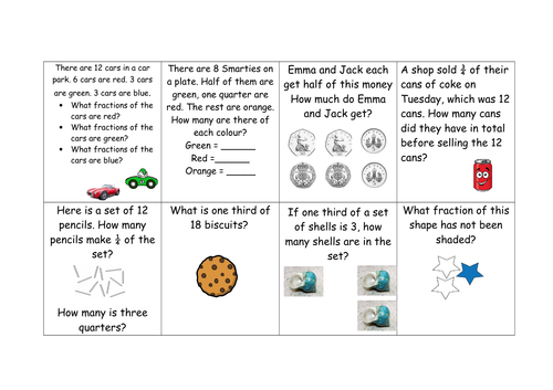 Year 2 Fractions reasoning lesson | Teaching Resources