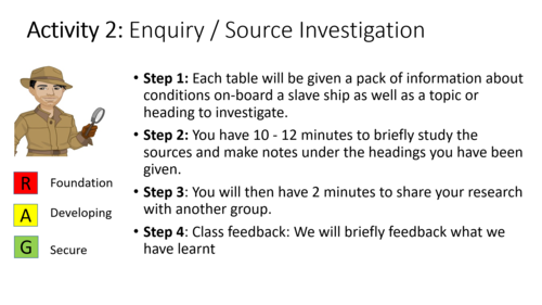 Source Investigation: Conditions Onboard a Slave Ship - Transatlantic ...
