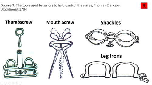 Source Investigation: Conditions Onboard a Slave Ship - Transatlantic ...