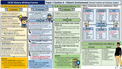 GCSE HISTORY Edexcel: How to answer the exam questions and technique ...