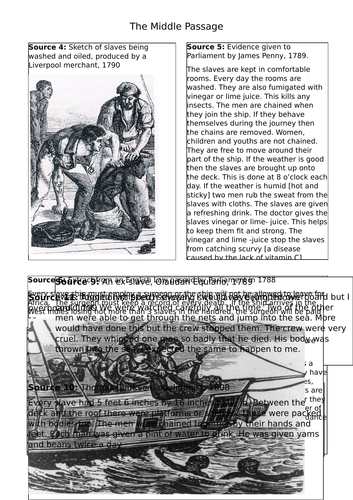 Transatlantic Slave Trade: Middle Passage | Teaching Resources