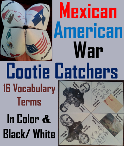 Mexican American War Task Cards and Activities Bundle | Teaching Resources
