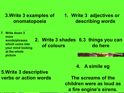 KS3 Descriptive Writing Lesson - The Funfair | Teaching Resources