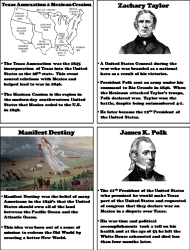 Mexican American War Accordion Booklet | Teaching Resources