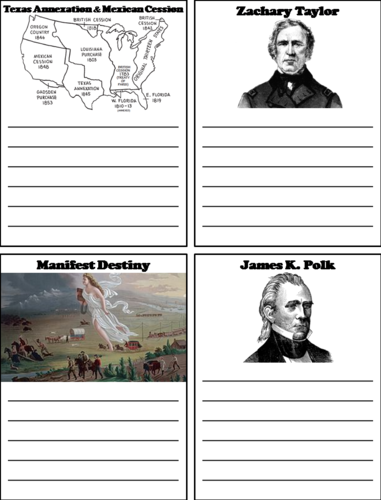 Mexican American War Accordion Booklet | Teaching Resources