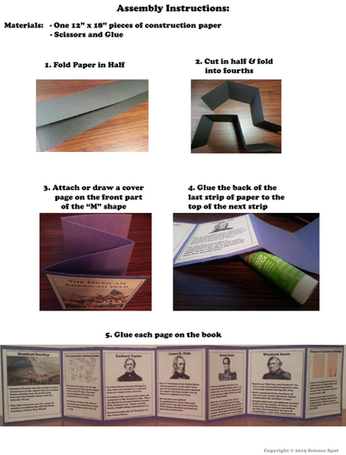 Mexican American War Accordion Booklet | Teaching Resources