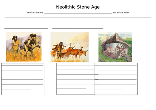 The STone Age 5 LESSONS + resources | Teaching Resources