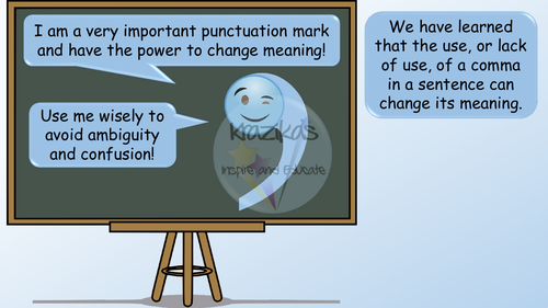 Commas To Clarify Meaning PowerPoint Lesson | Teaching Resources