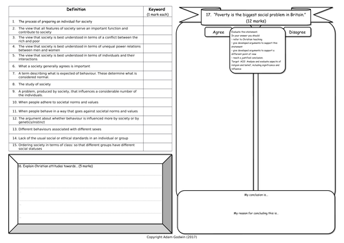 Religion, Human Rights & Social Justice - Assessment Materials [AQA ...