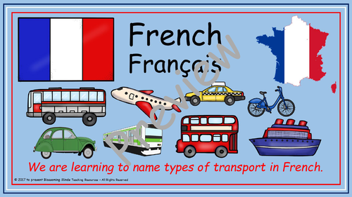 French Transport lesson and resources | Teaching Resources
