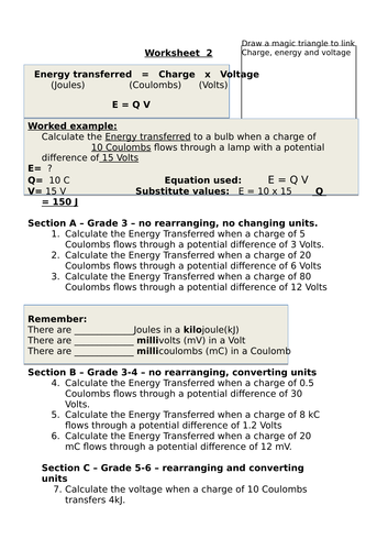 Electrical currents and energy transfer - complete lesson (GCSE 1-9 ... Electrical currents and energy transfer - complete lesson (GCSE 1-9 ...
