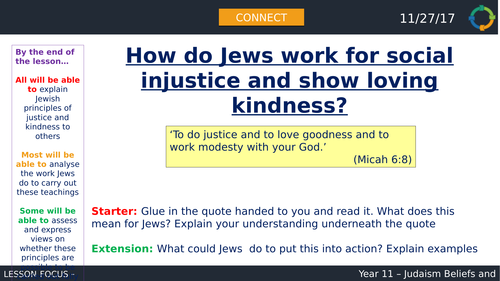 Jews moral principles of justice and kindness to others | Teaching ...