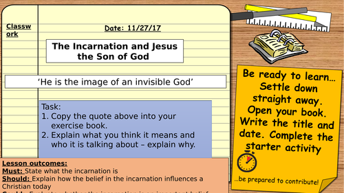 AQA Religious Studies 9-1: Christian beliefs: The Incarnation ...
