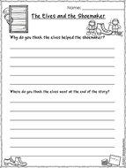 The Elves and the Shoemaker Activity Sheets | Teaching Resources