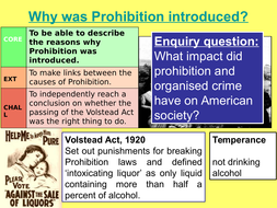 Organised crime and prohibition in the 1920s (USA) | Teaching Resources