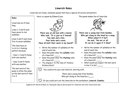 Haiku, Tanka, Limerick, Kenning Poetry | Teaching Resources