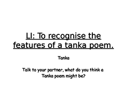 Haiku, Tanka, Limerick, Kenning Poetry | Teaching Resources