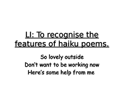 Haiku, Tanka, Limerick, Kenning Poetry | Teaching Resources