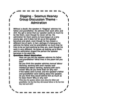 Digging - Seamus Heaney Lesson | Teaching Resources