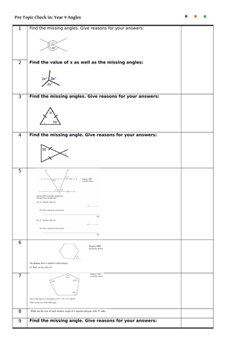 Maths Check in and check out topics | Teaching Resources
