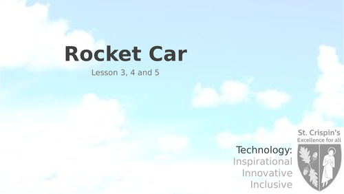 Key Stage 3 Rocket Car Project | Teaching Resources