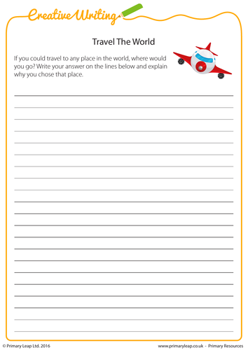Creative Writing - Travel the World | Teaching Resources