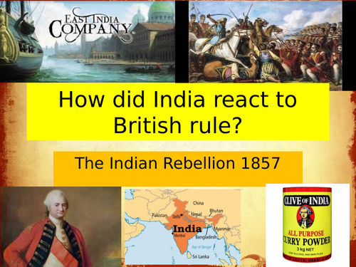 Migration, Empire and people AQA History Indian Rebellion Sepoy ...